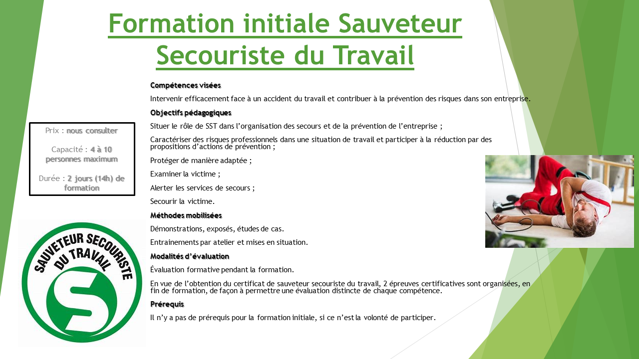 Sauveteur Secouriste du travail – Votre Sécurité, notre engagement